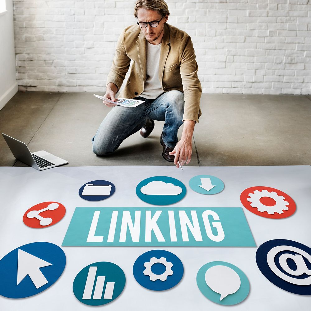 Linking Internet Connection Website Concept | Premium Photo - rawpixel