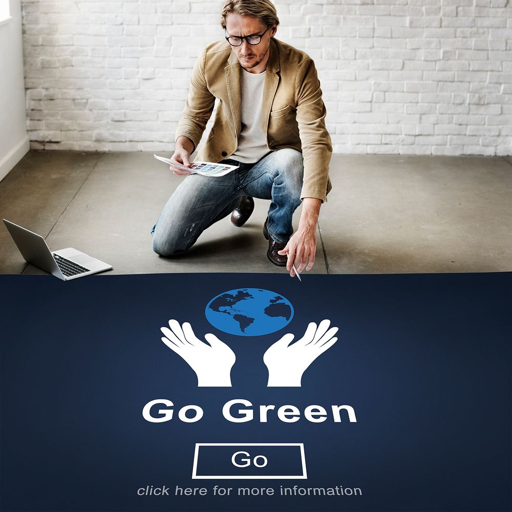 Go Green Environmental Conservation Sustainability | Premium Photo ...