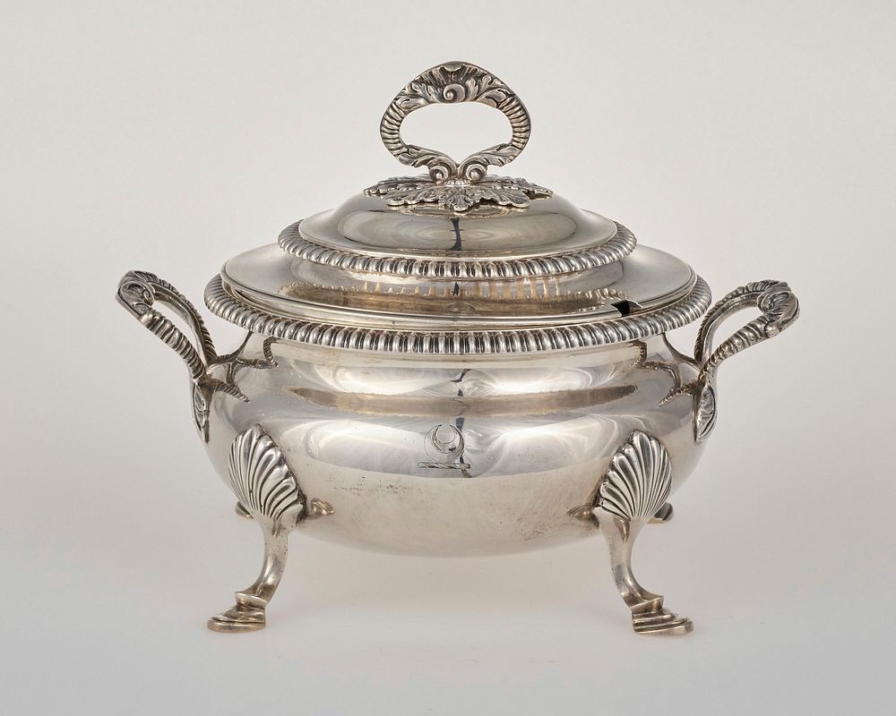 covered, spherical gadrooned borders, four | Free Photo - rawpixel