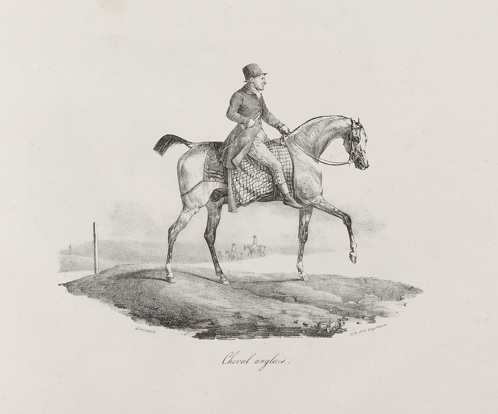 Album containing 39 lithographs Géricault | Free Photo Illustration ...