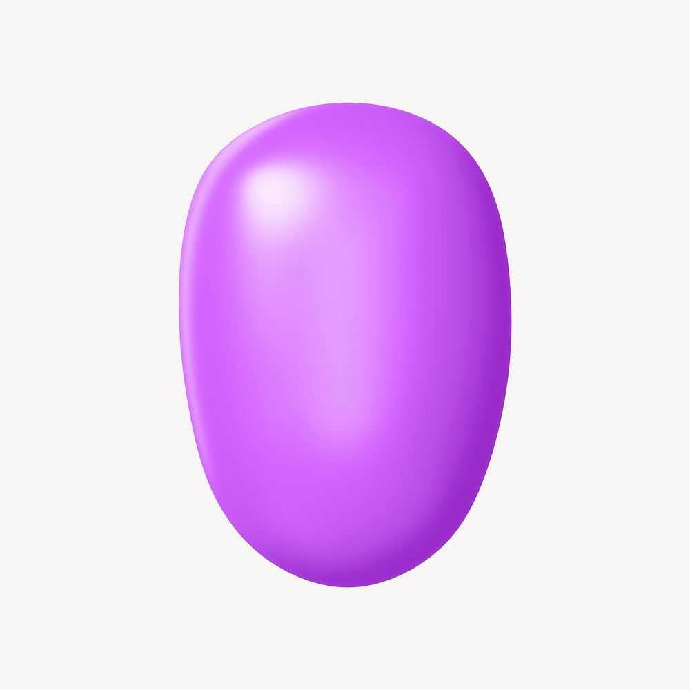 Apostrophe mark, 3D purple balloon | Free Photo - rawpixel