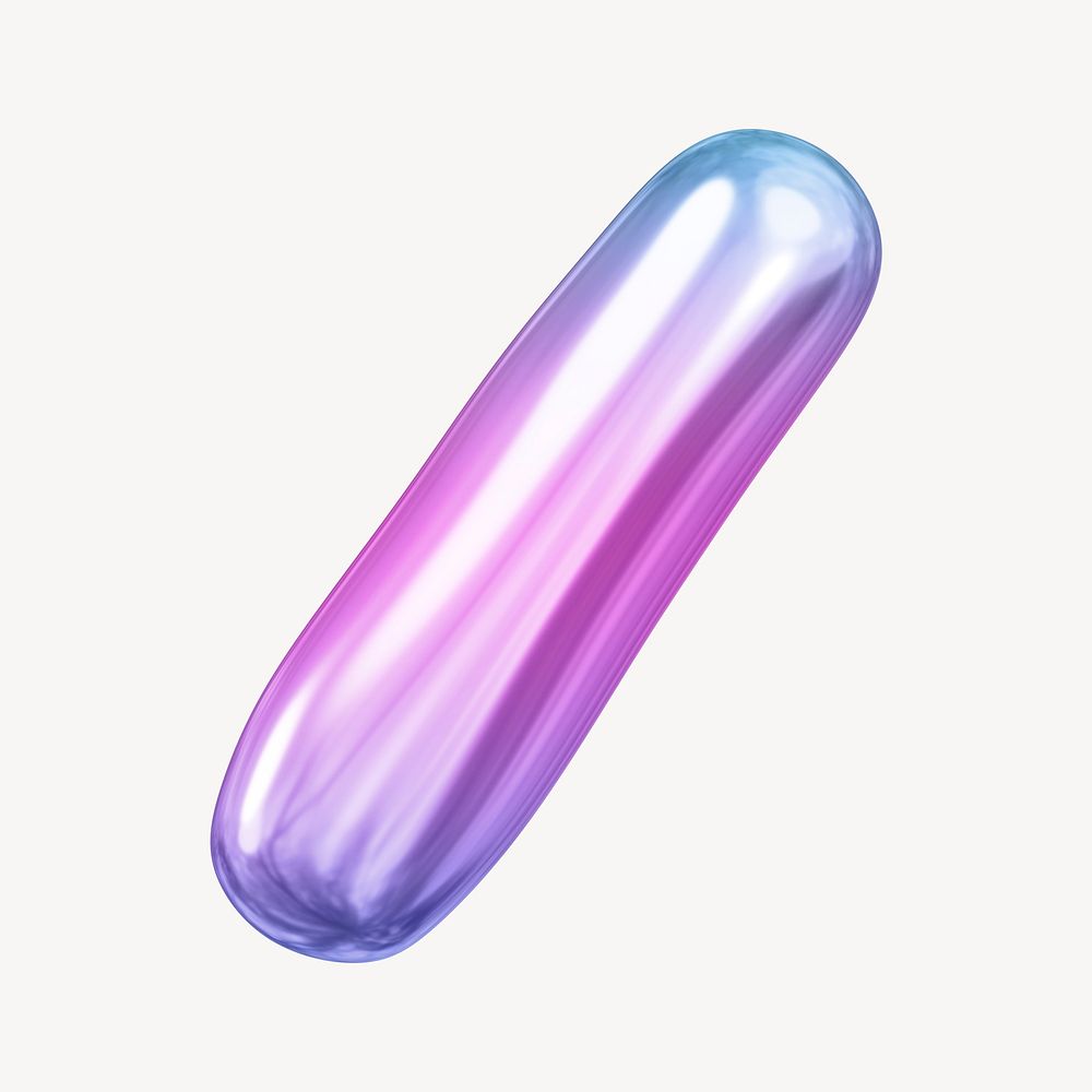 Slash sign symbol, pink 3D | Premium PSD - rawpixel