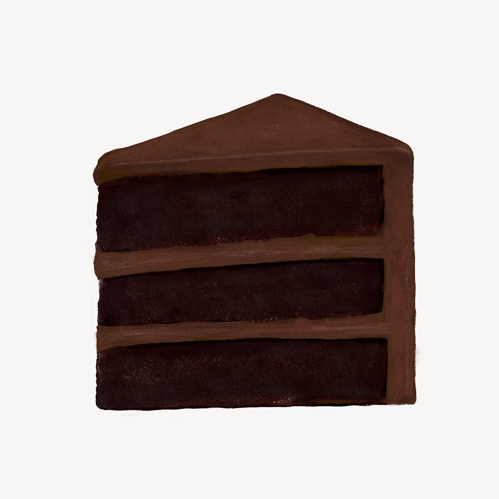 Chocolate cake slice, dessert, food | Free Photo Illustration - rawpixel
