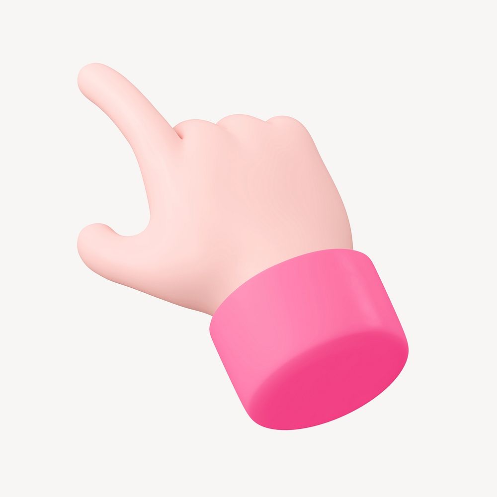 Finger pointing, 3D hand gesture | Premium PSD - rawpixel