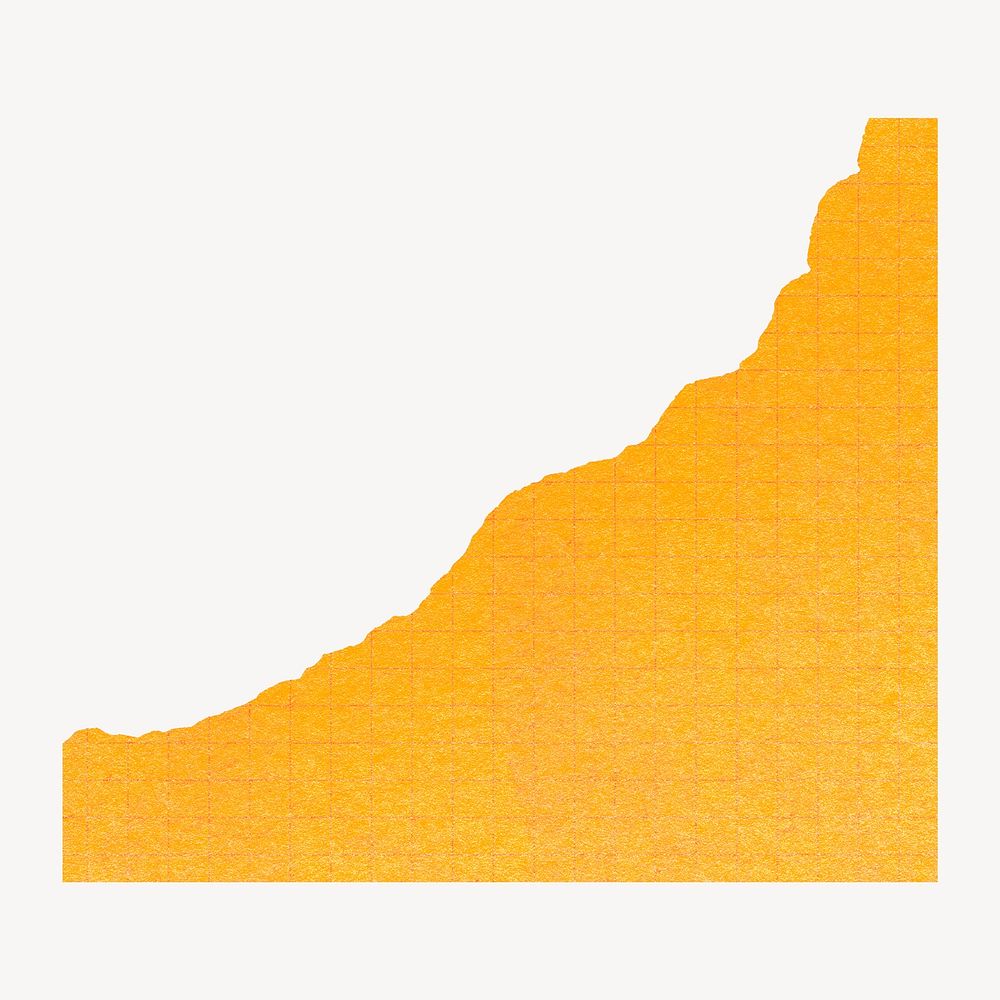 Yellow ripped paper, corner collage | Premium PSD - rawpixel