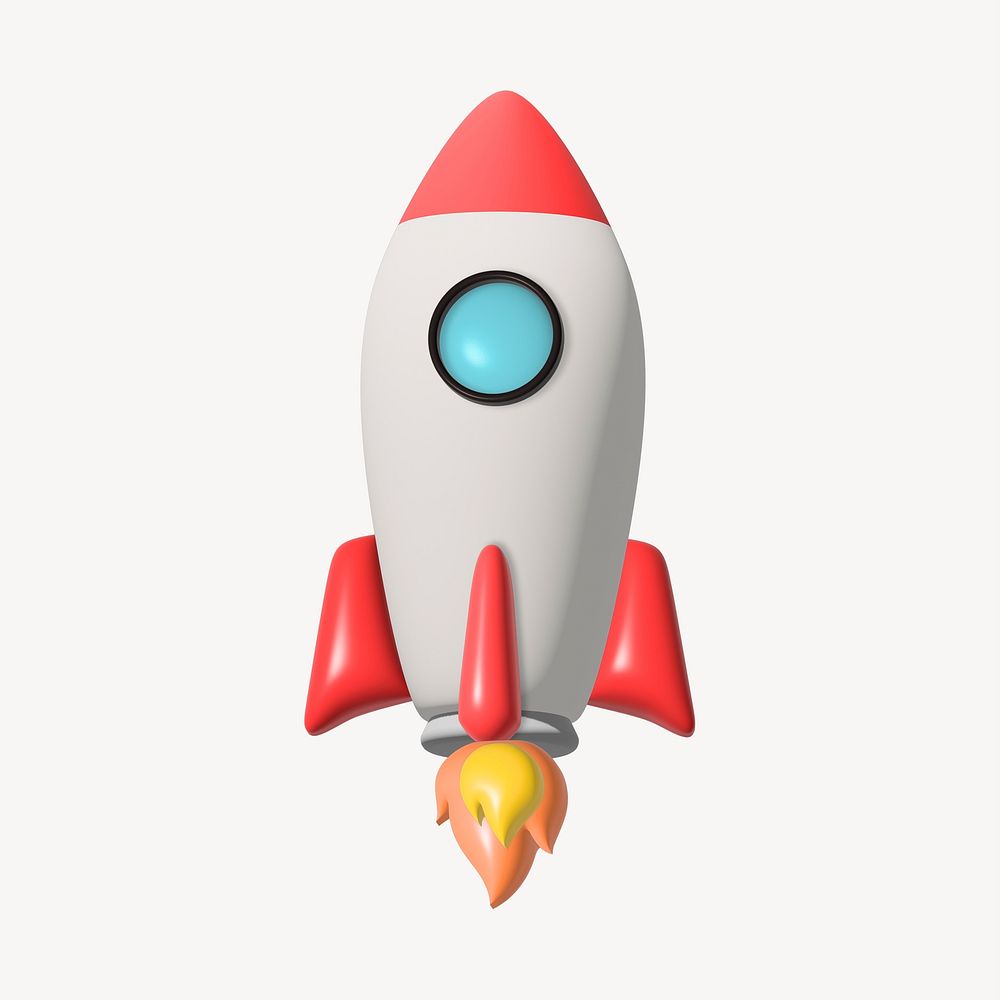 Rocket 3D illustration | Free Photo - rawpixel