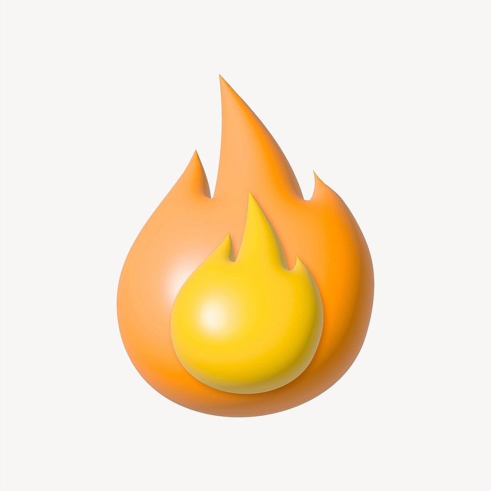 Flame 3D illustration | Free Photo - rawpixel