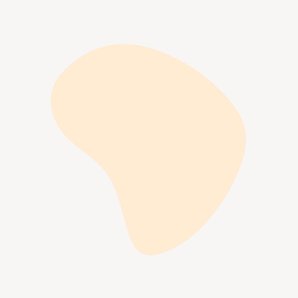 Beige abstract blob shape design | Premium Photo - rawpixel