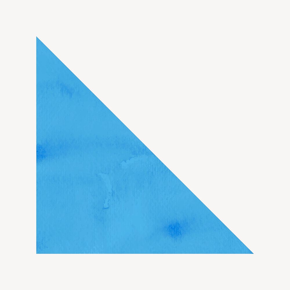 Blue triangle collage element, geometric | Premium Vector - rawpixel