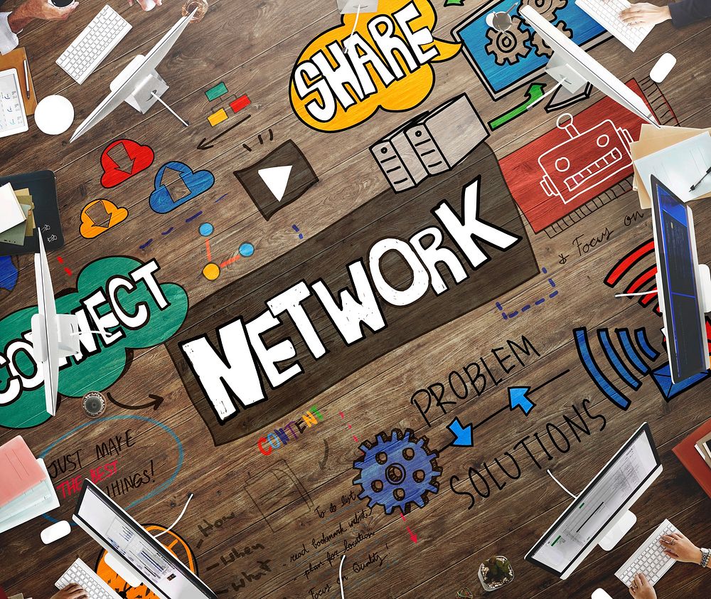 Network onnection Technology Digital Modern | Free Photo - rawpixel