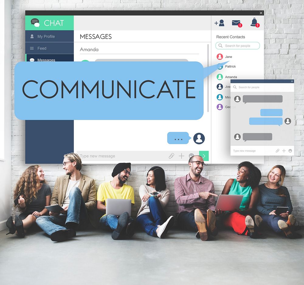 Communicate Communication Conversation Concept | Premium Photo - rawpixel