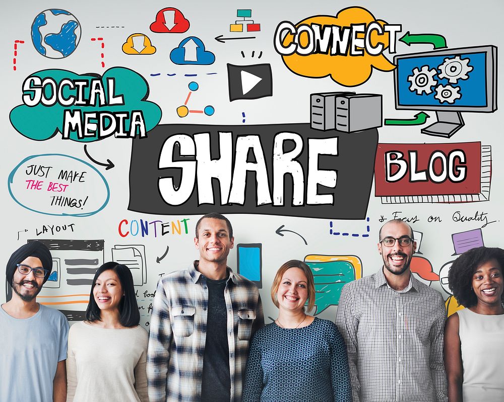 Share Sharing Communication Feedback Connect | Premium Photo - rawpixel