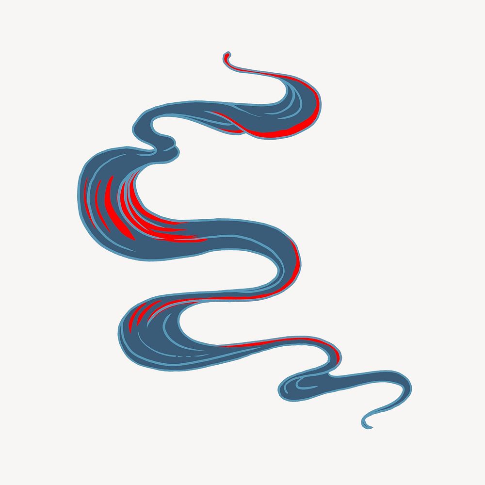 Japanese oriental smoke, abstract illustration | Free Photo ...