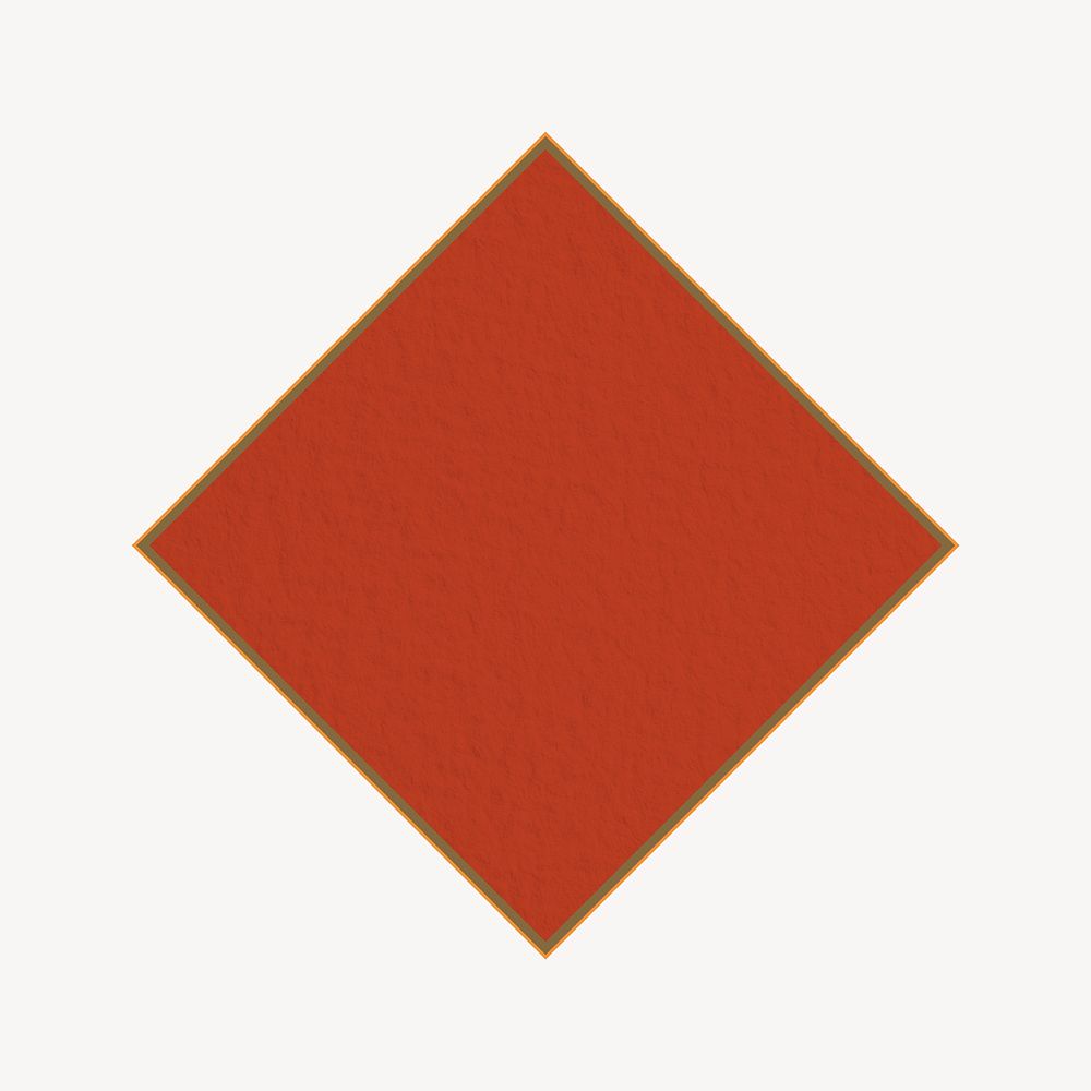 Brown rhombus geometric shape | Premium Photo - rawpixel