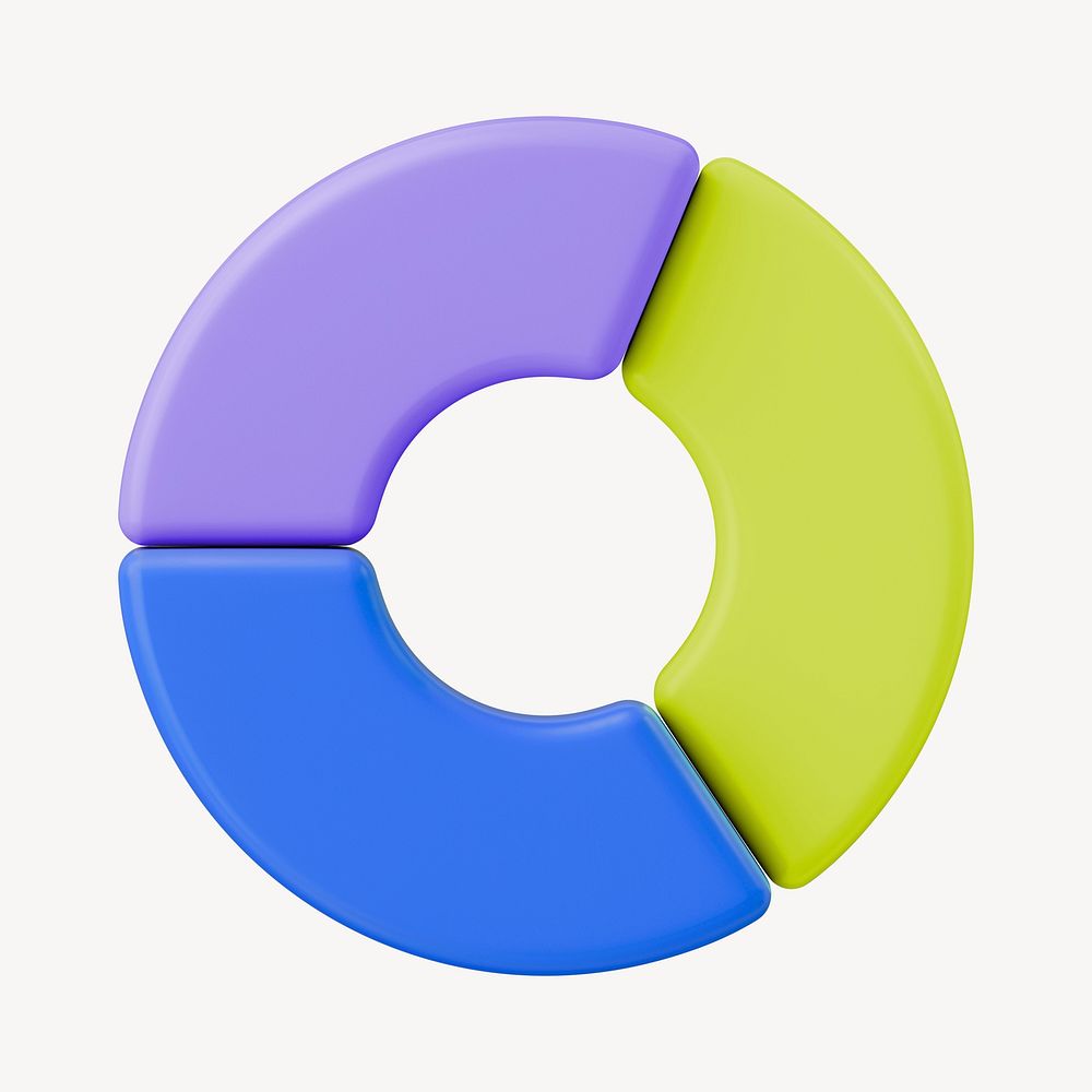3D pie chart, mathematical graphic | Free Photo - rawpixel