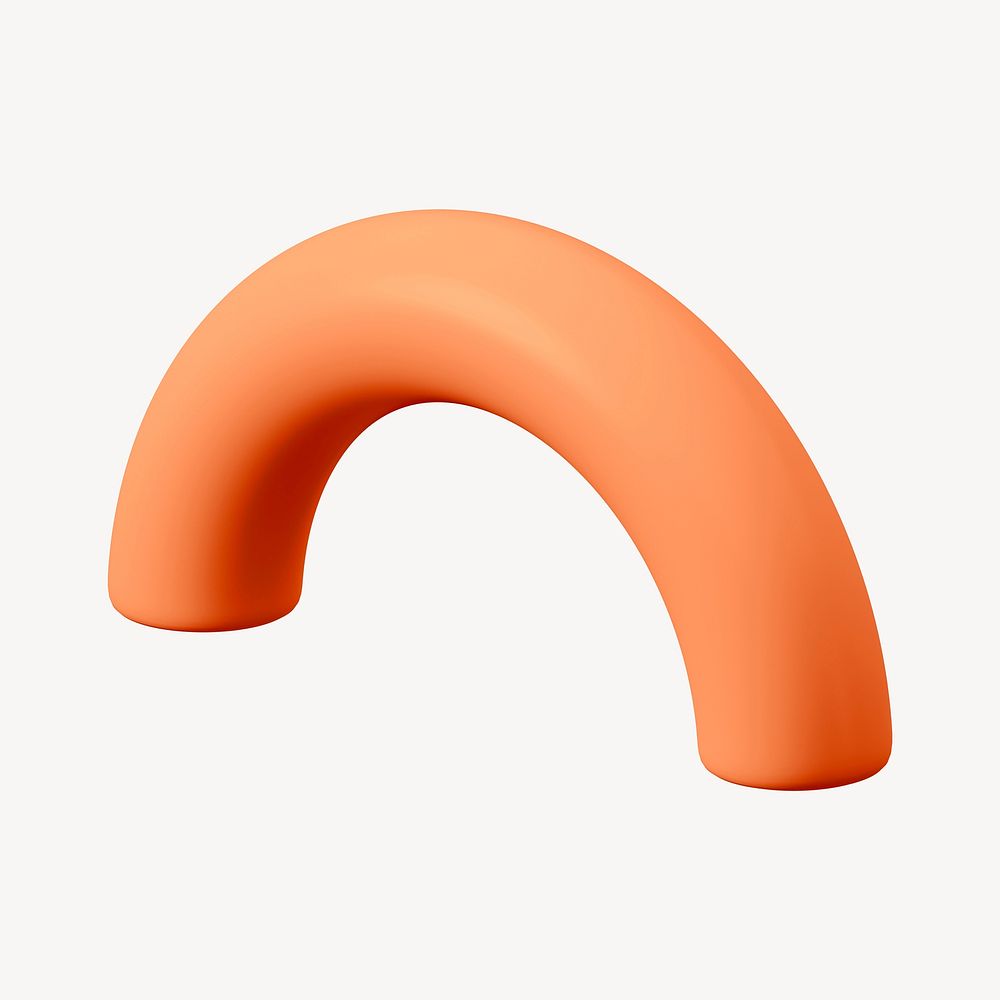 Half semi-circle shape, 3D geometric | Free Photo - rawpixel