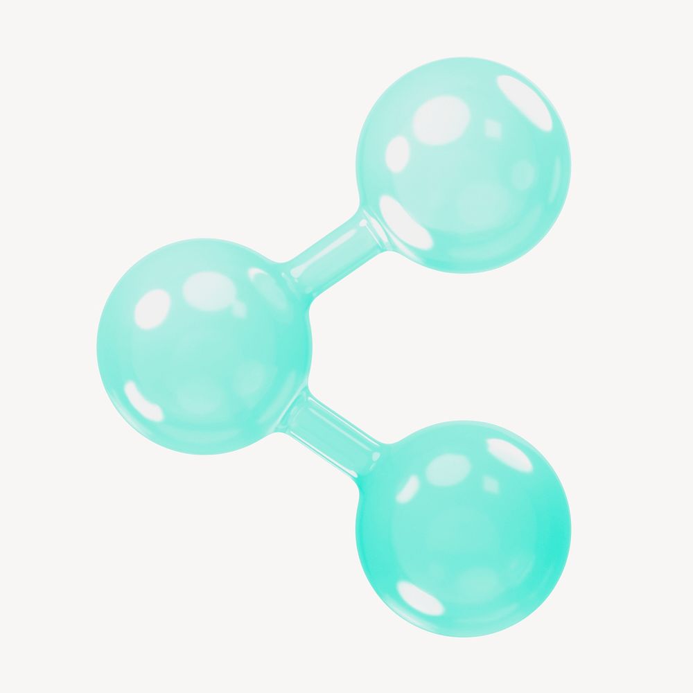 Blue share, 3D icon collage | Premium PSD - rawpixel