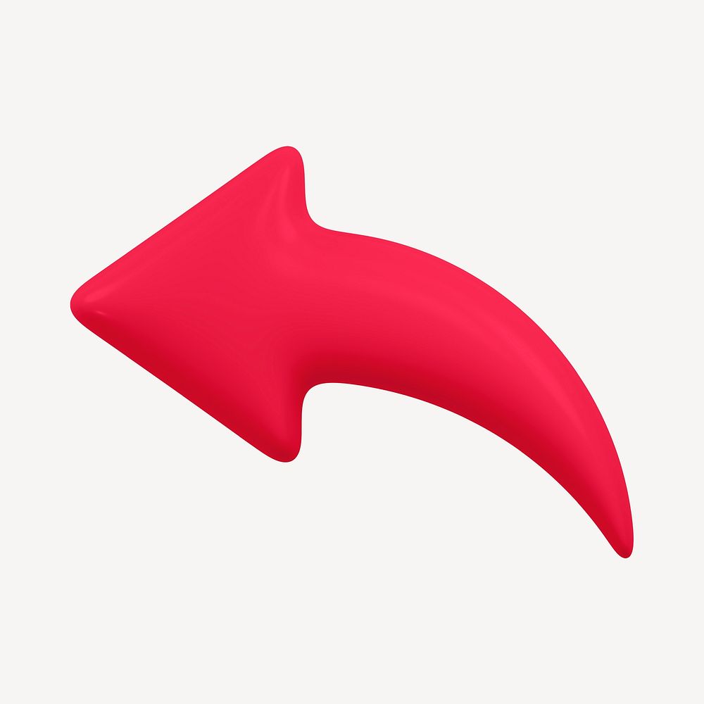 Red arrow, 3D business icon | Free Photo - rawpixel