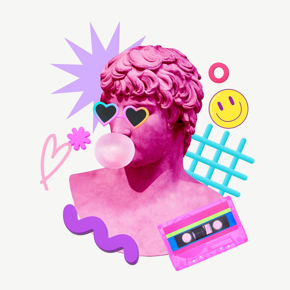 Aesthetic music, 3d remix design | Free Photo Illustration - rawpixel