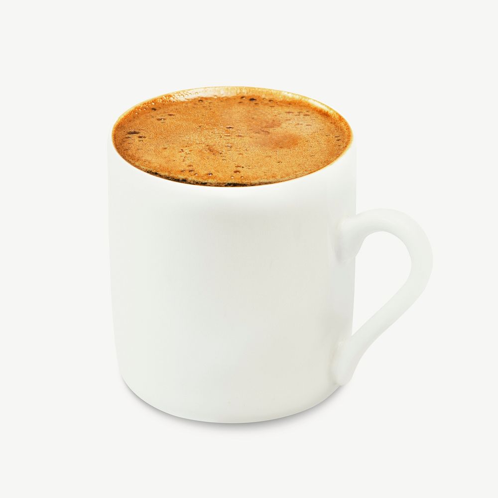 Coffee mug collage element, isolated | Premium PSD - rawpixel