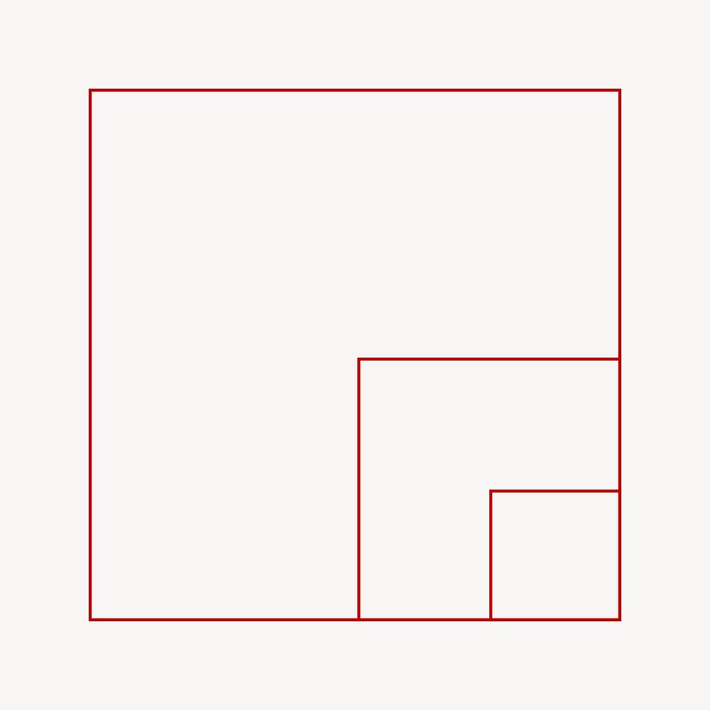 Square outline collage element vector | Premium Vector - rawpixel