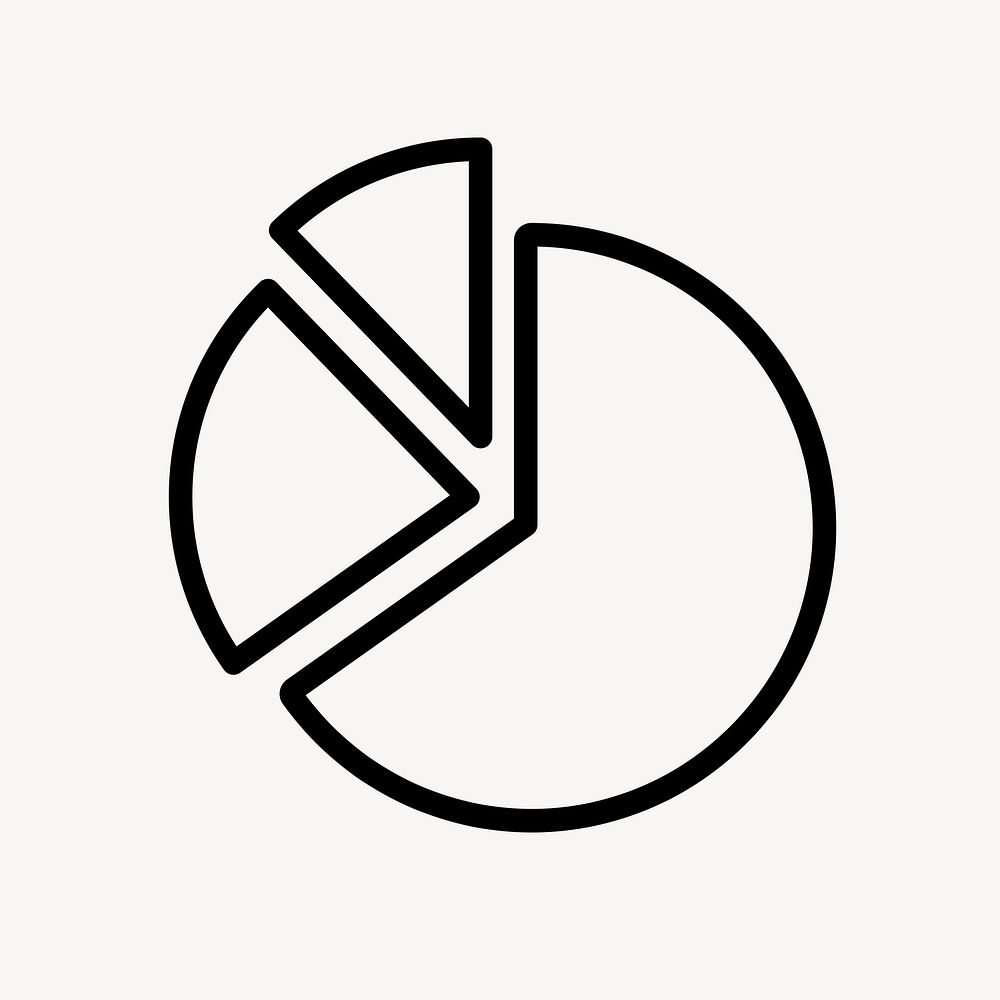 Pie chart collage element vector | Premium Vector - rawpixel