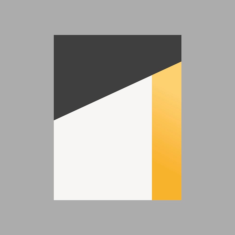 Abstract rectangle shape, business graphic | Premium Vector - rawpixel