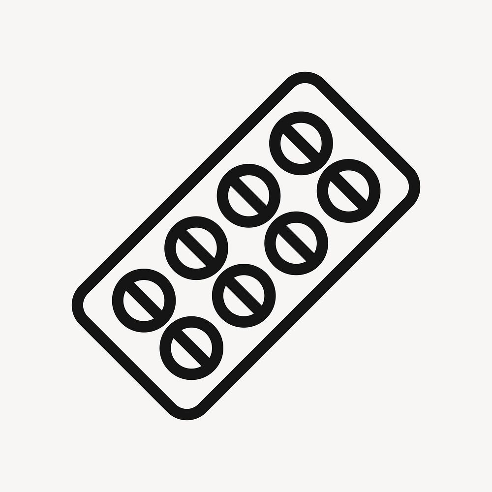 Medicine tablet icon, medical graphic | Premium Vector - rawpixel