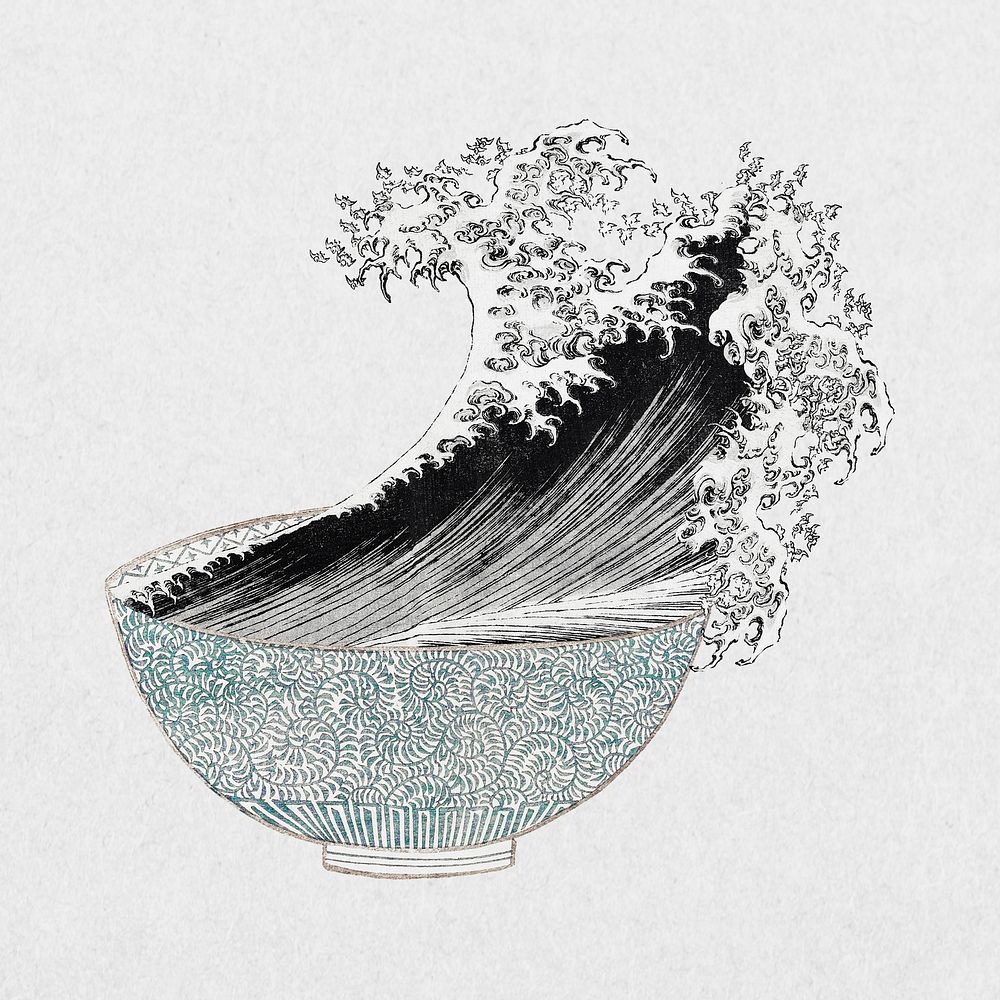 Noodle bowl splash, Japanese wave | Premium Photo - rawpixel