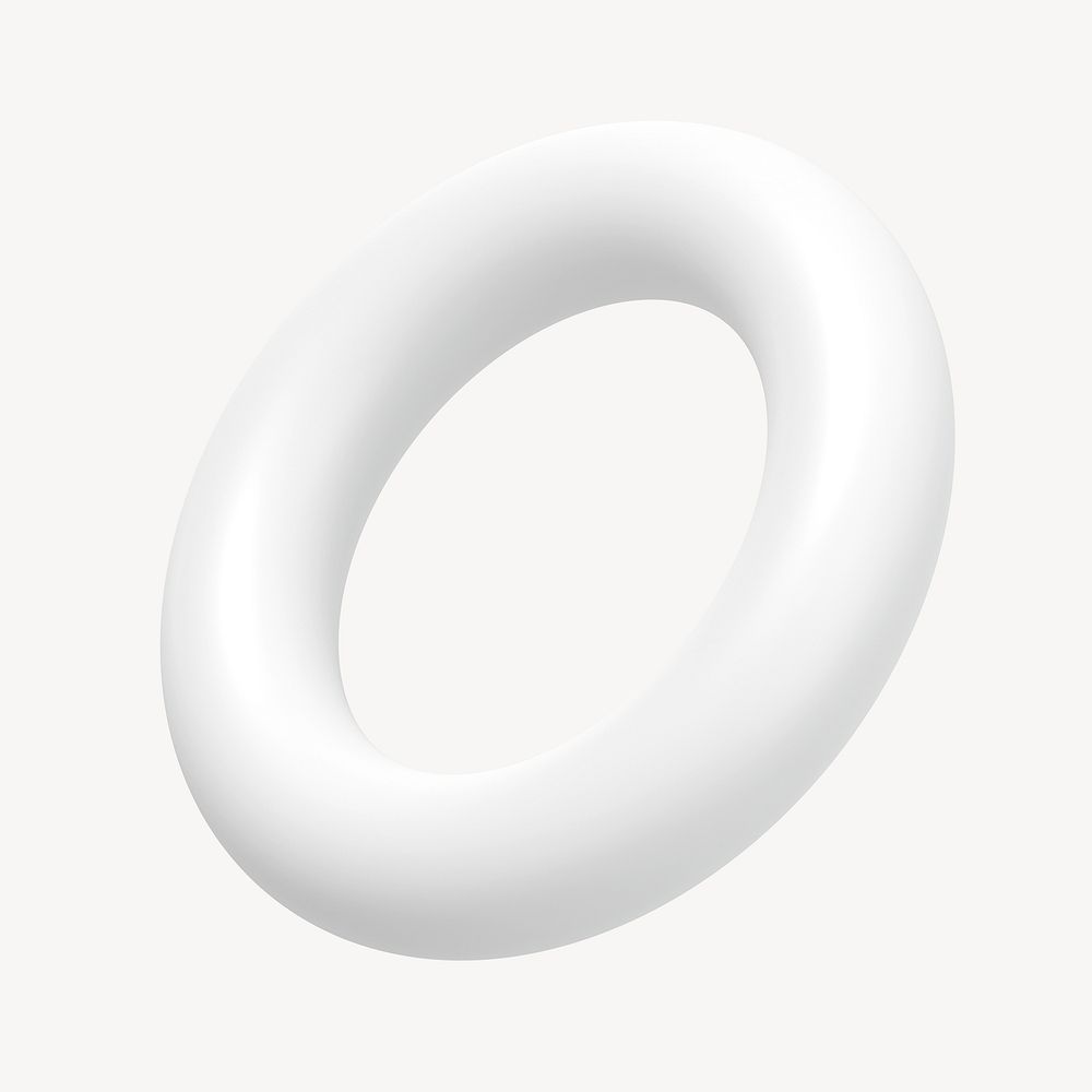 torus ring shape, 3D clipart | Free Photo - rawpixel
