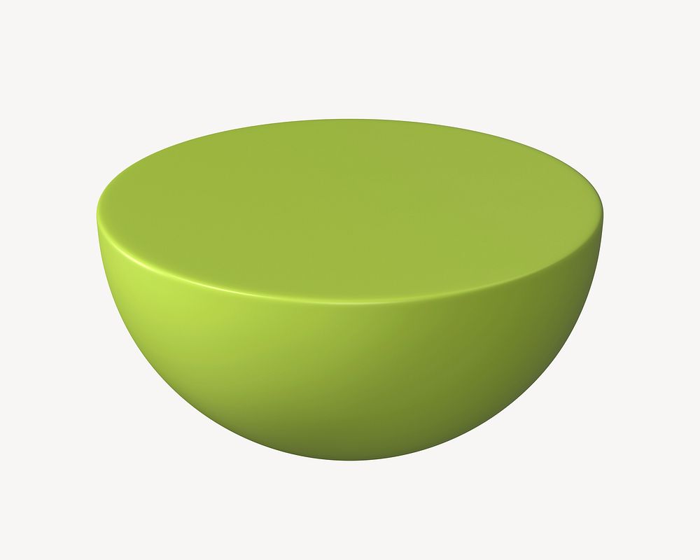 3D green hemisphere, geometric shape | Premium PSD - rawpixel 3D green hemisphere, geometric shape | Premium PSD - rawpixel