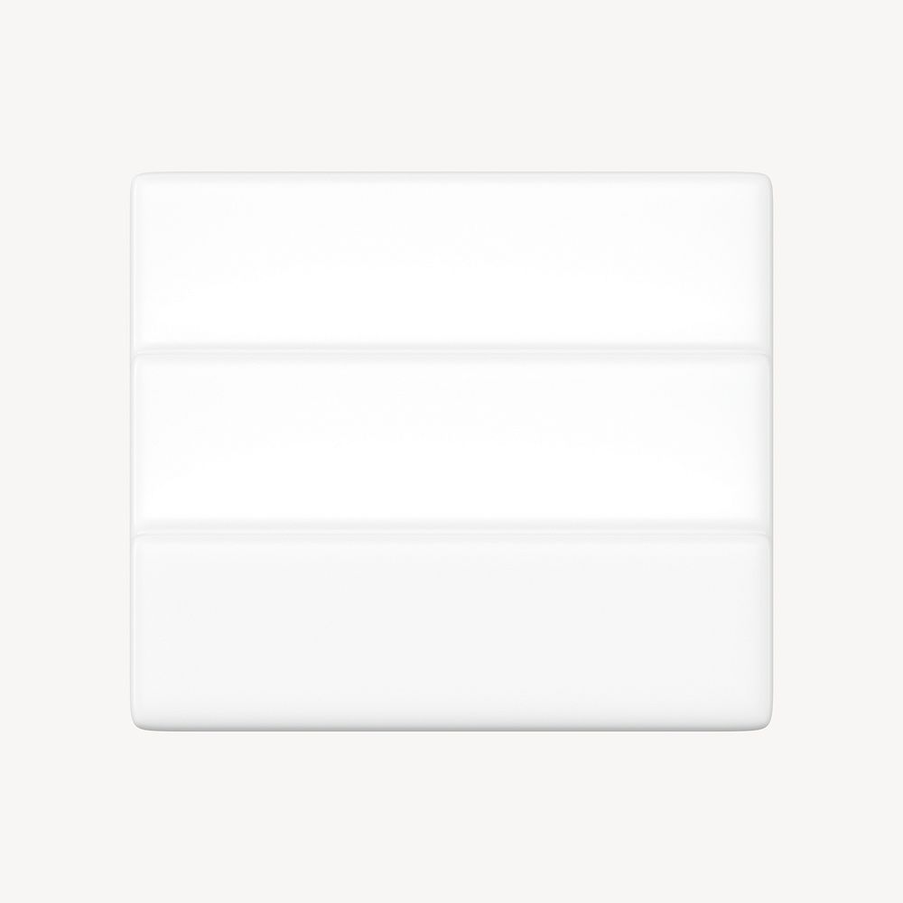 3D white square, geometric shape | Free Photo - rawpixel