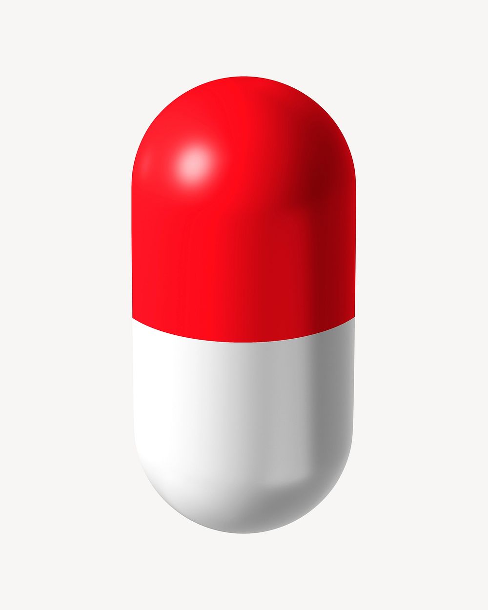 3D capsule, geometric shape | Premium Photo - rawpixel