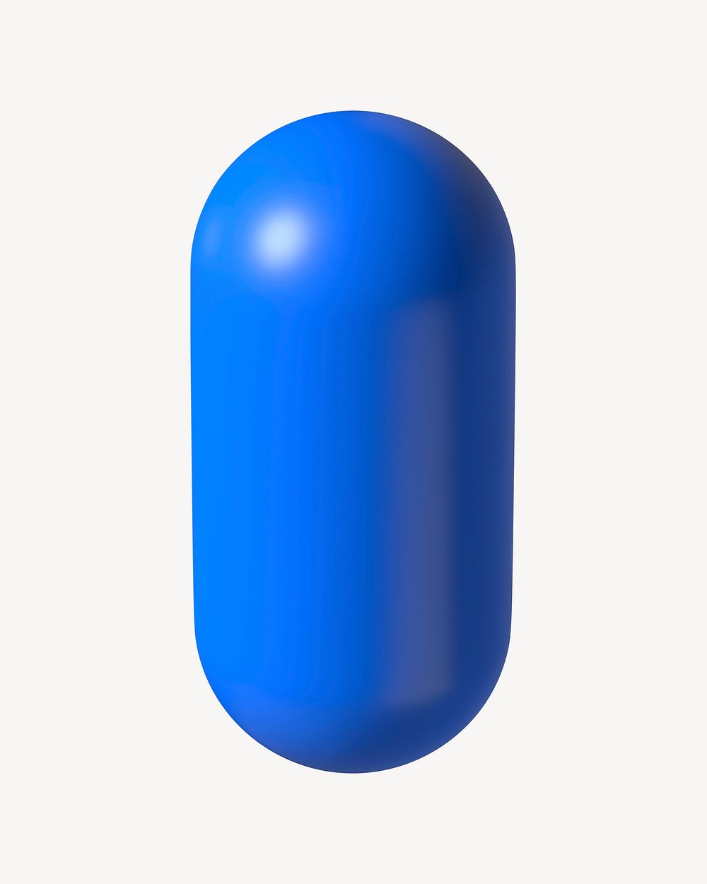 3D blue capsule, geometric shape | Free Photo - rawpixel