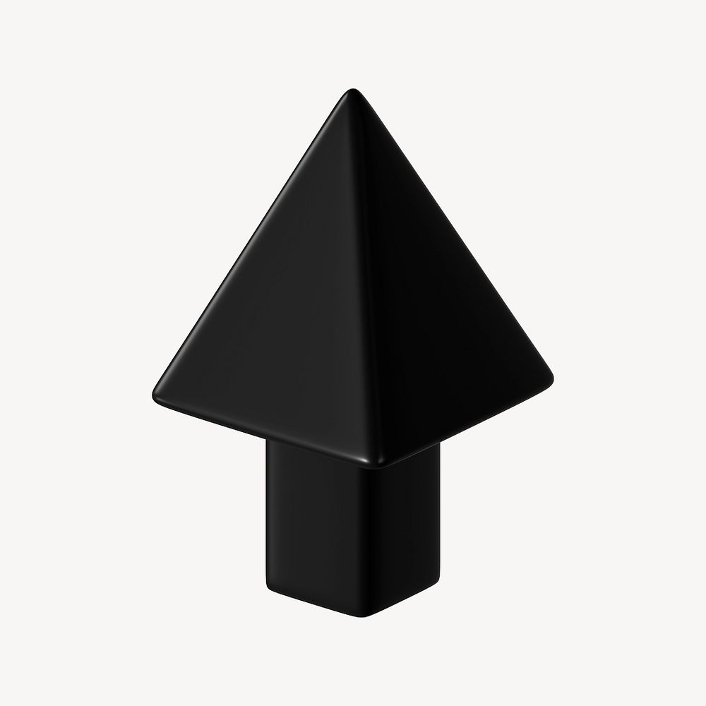3D black up arrow direction | Free Photo - rawpixel