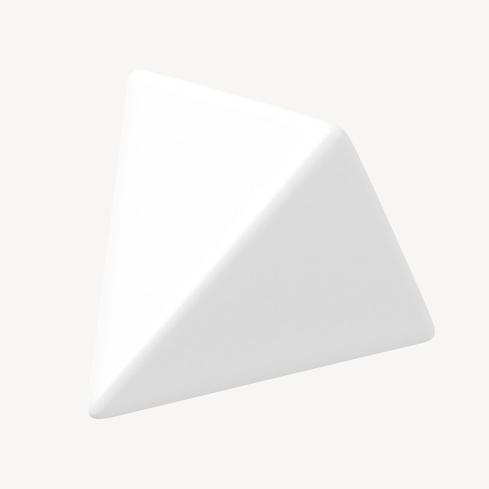3D white pyramid, geometric shape | Free Photo - rawpixel