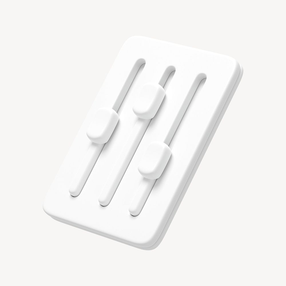Audio control panel 3D icon, | Free Photo - rawpixel