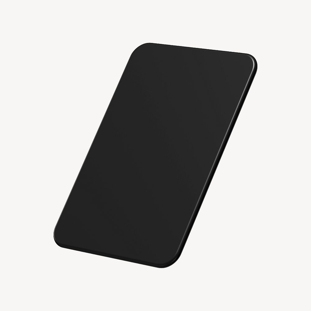 3D black rectangle, geometric shape | Free Photo - rawpixel