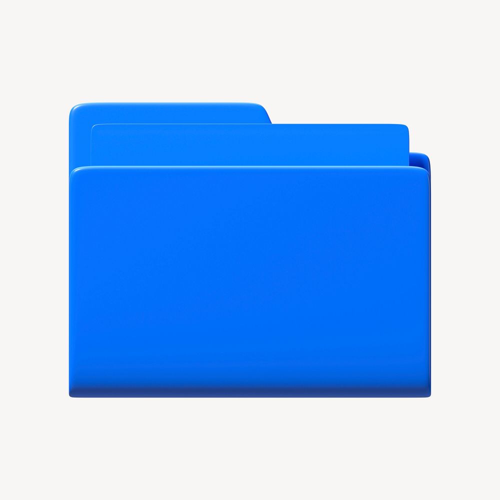 File folder 3D business icon, | Premium PSD - rawpixel