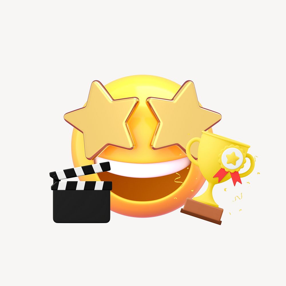 3D emoticon, award-winning movies illustration | Premium Photo - rawpixel