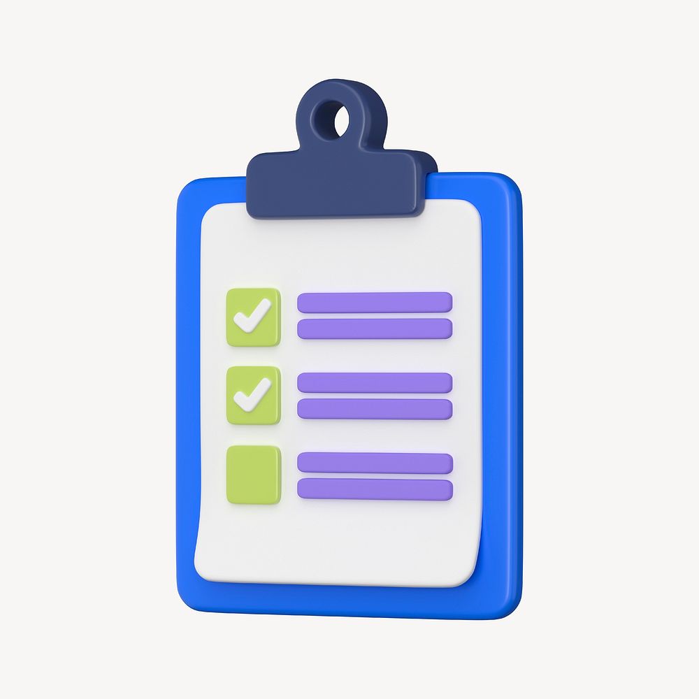 do list 3D business icon | Premium Photo - rawpixel