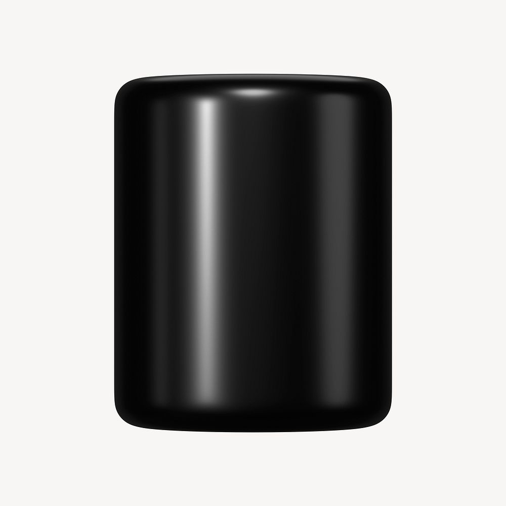 Black pillar graph 3D rendered | Premium PSD - rawpixel