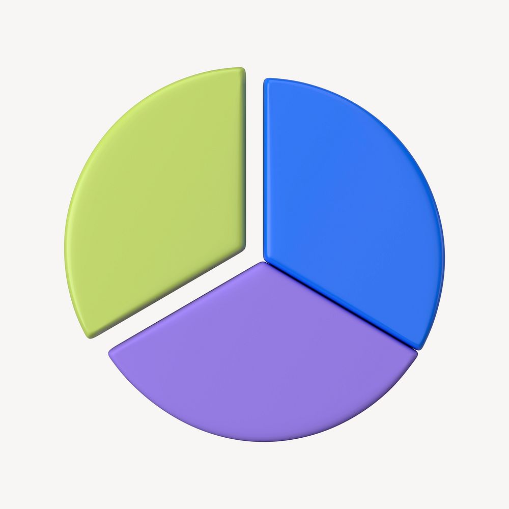 Colorful pie chart business graph, | Premium PSD - rawpixel