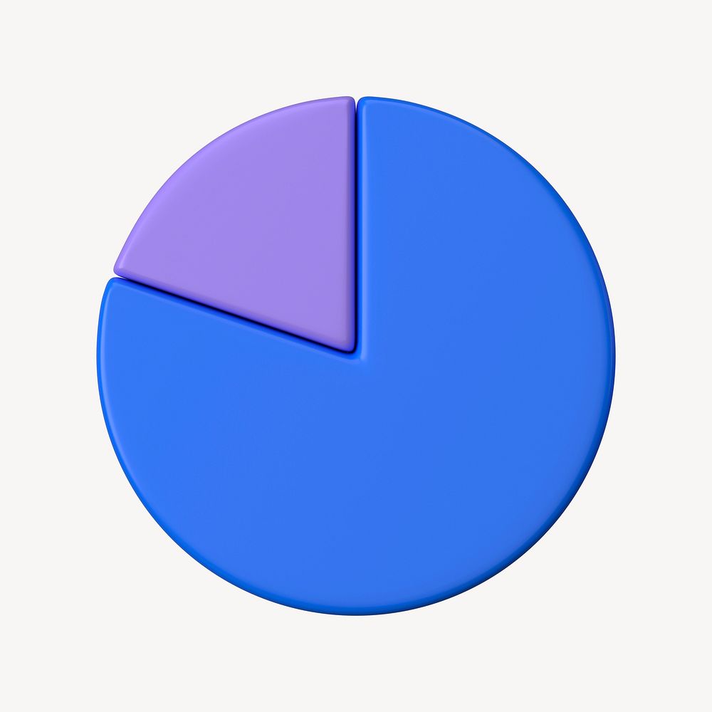 3D pie chart business graph | Premium PSD - rawpixel
