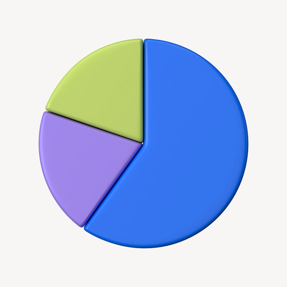 Colorful pie chart business graph | Premium PSD - rawpixel