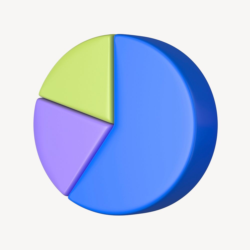 Colorful pie chart business graph | Premium Photo - rawpixel