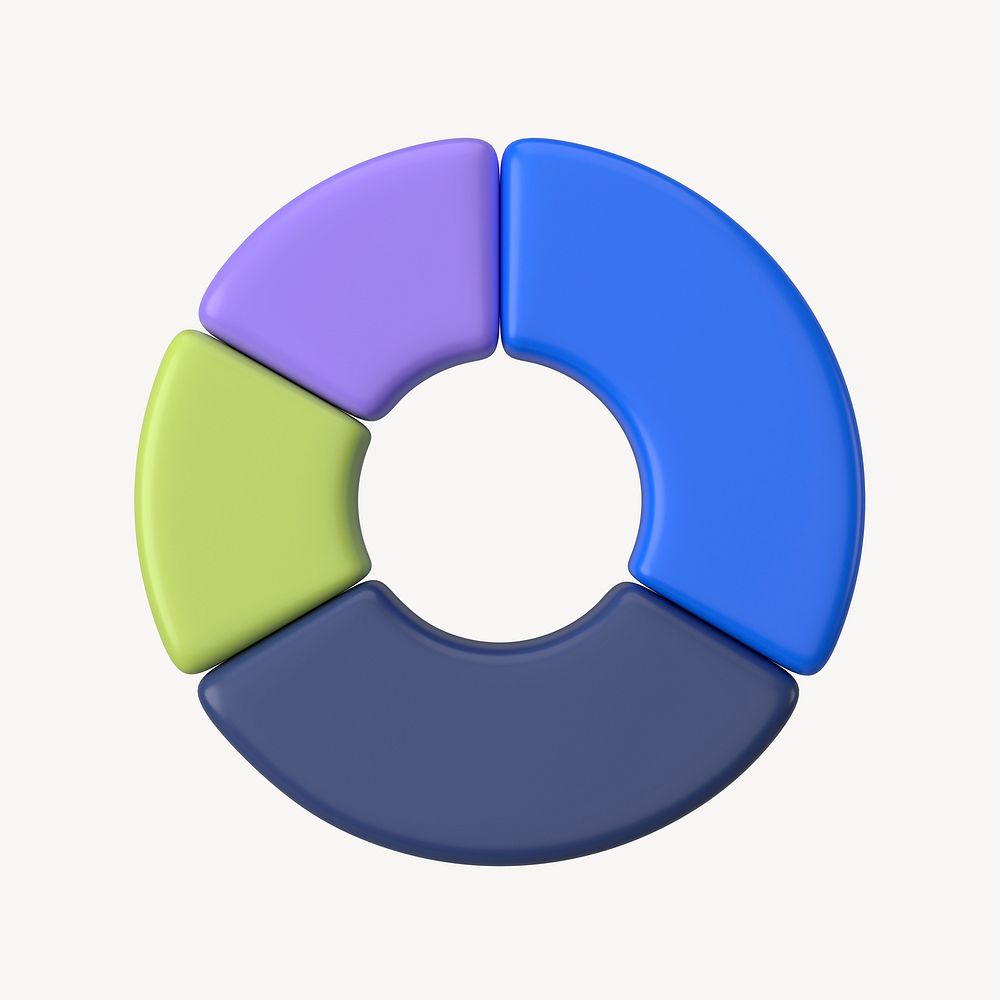 Colorful circle chart graph 3d | Premium Photo - rawpixel