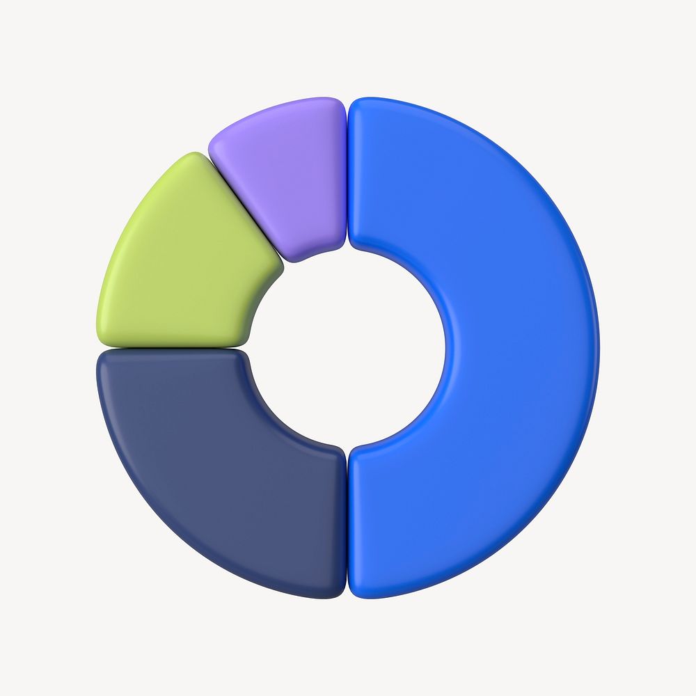 Doughnut chart graph 3d rendered | Premium Photo - rawpixel