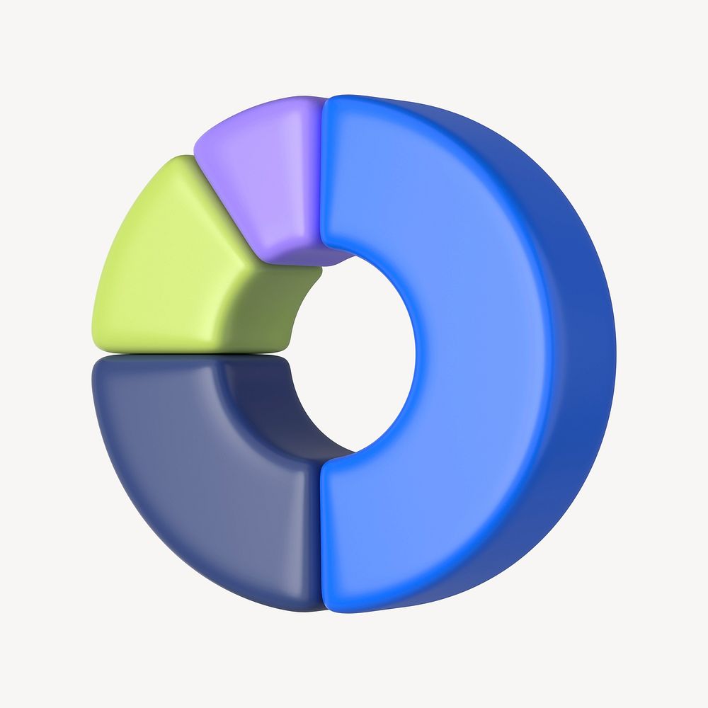 Doughnut chart graph 3d rendered | Premium Photo - rawpixel