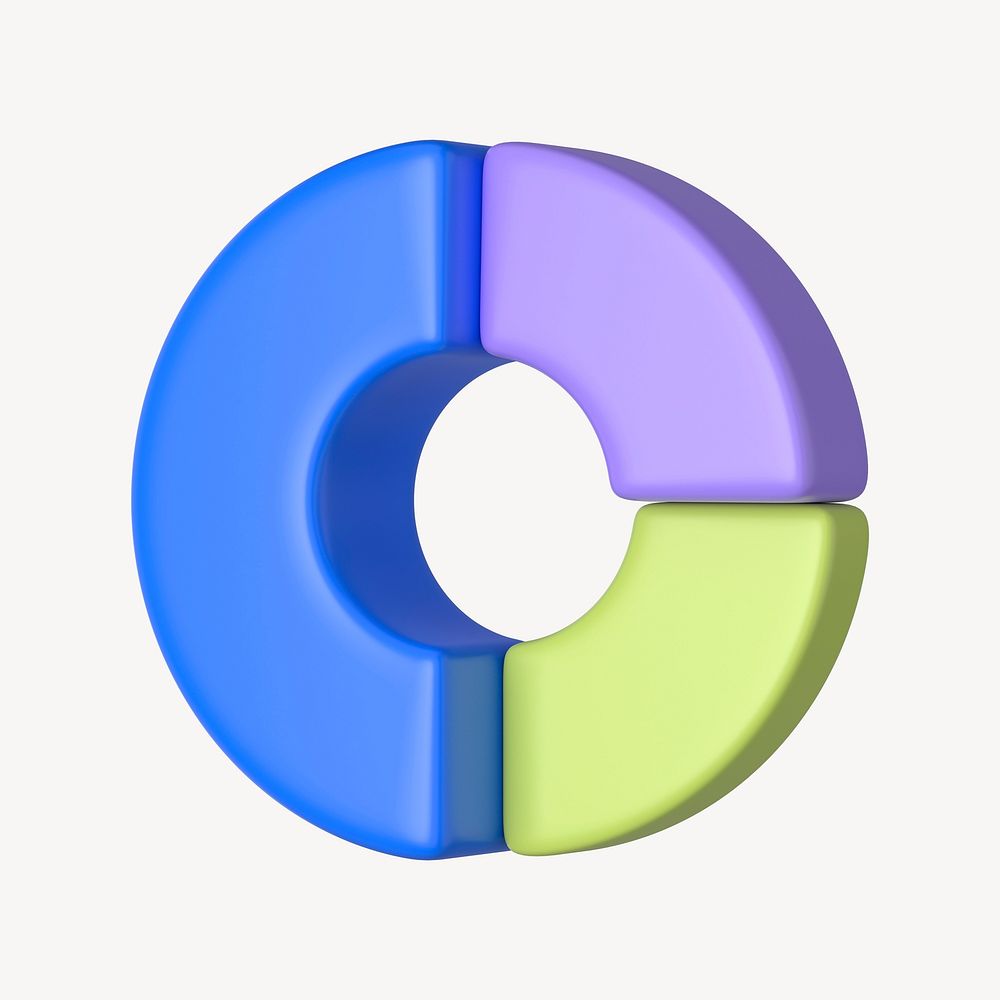 Doughnut chart graph 3d rendered | Premium Photo - rawpixel